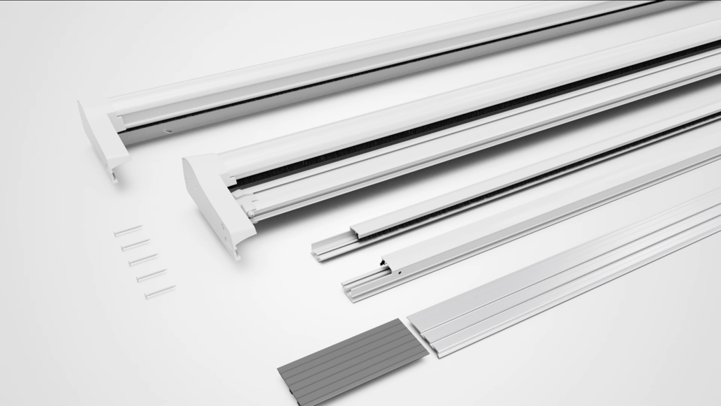 How to install a retractable screen door in a single doorway.