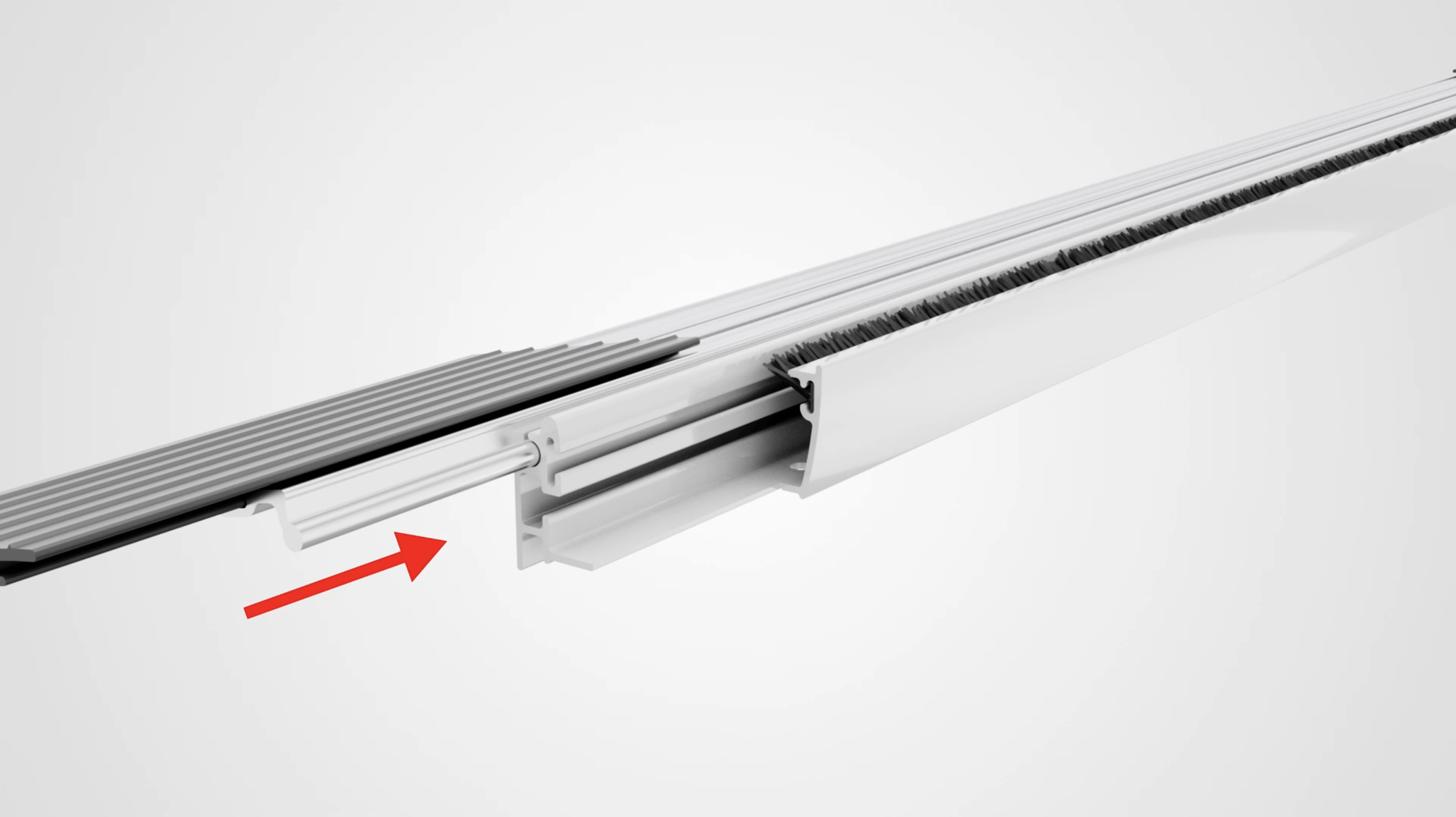 How to install a retractable screen door in a single doorway.