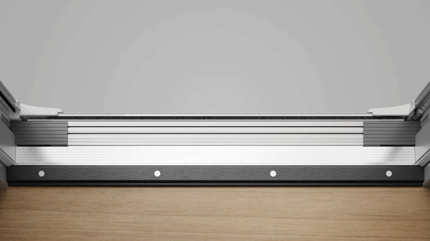 How to install a retractable screen door in a single doorway.